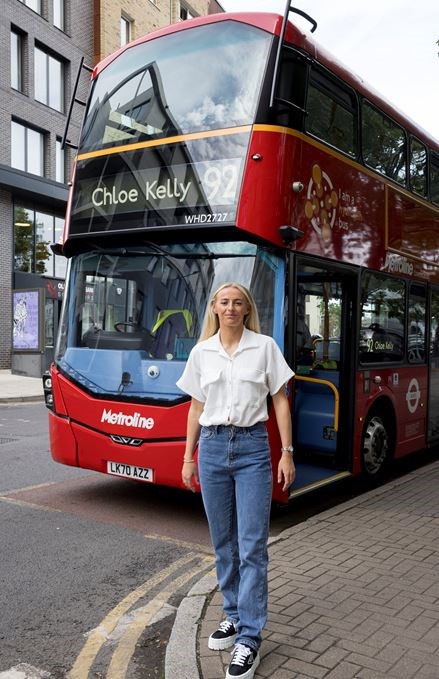 Transport for London honours Lionesses hero Chloe Kelly with childhood ...