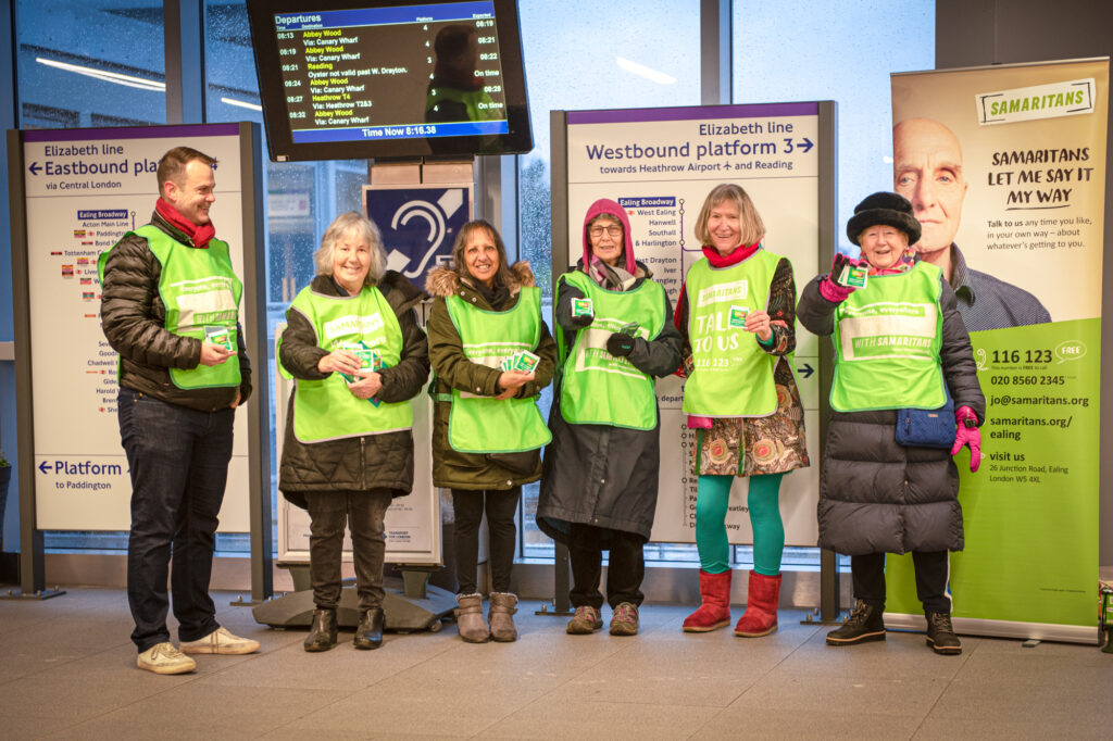 Ealing Samaritans out on Blue Monday to help commuters at Ealing ...