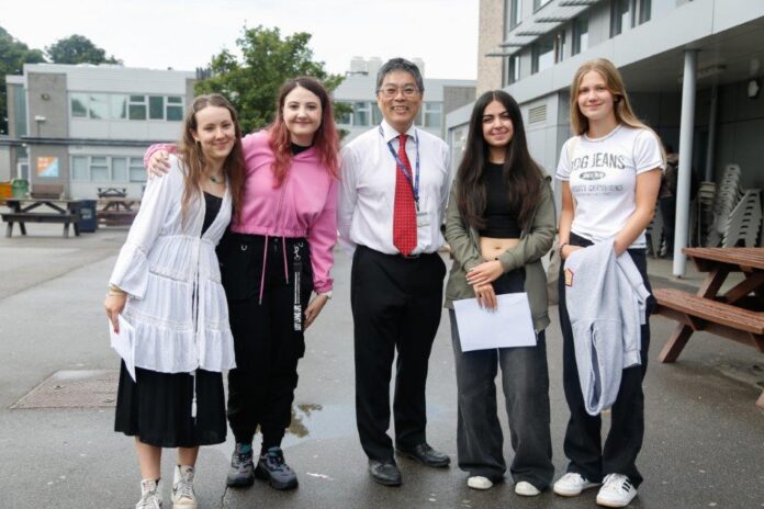 Elthorne Park High School GCSE students celebrate great exam results at ...