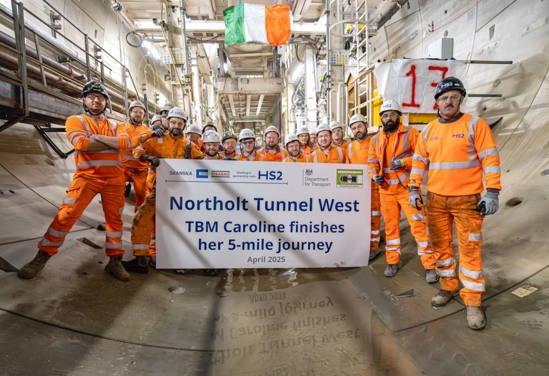 HS2 tunnelling machine completes major journey through the borough ...